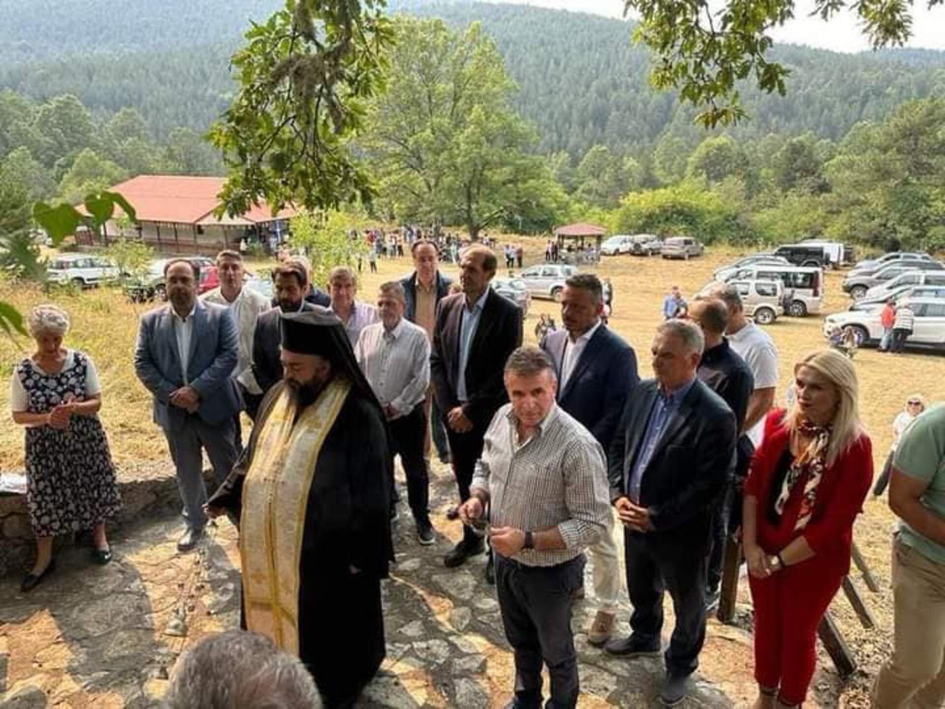 Ο Θεοφ. Τεληγιαννίδης στα Εννιάμερα της Παναγίας στο Σέλι