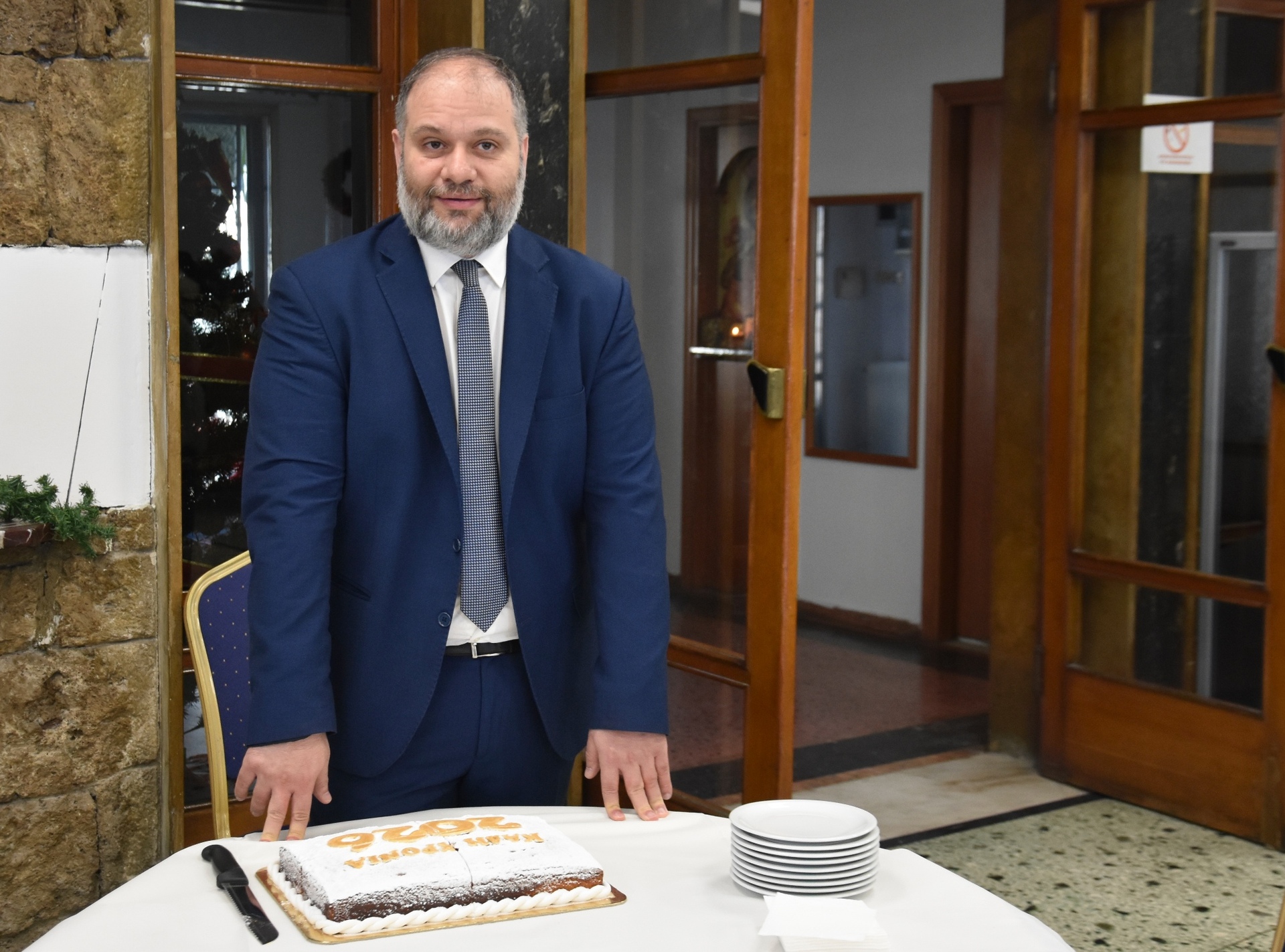 Κουτσογιάννης στη βασιλοπιτα του Δήμου: 'Χρονιά ορόσημο το 2026